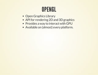 WebGL: 3D Graphics for the Web | PPT