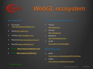 WebGL: The Next Generation | PPTX | 3-D Graphics | Computer Software ...