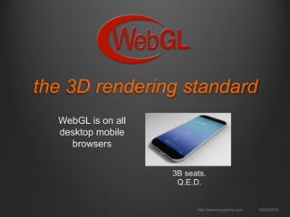 WebGL: The Next Generation | PPTX | 3-D Graphics | Computer Software ...