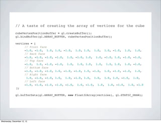 WebGL and three.js | 3-D Graphics | Computer Software and Applications
