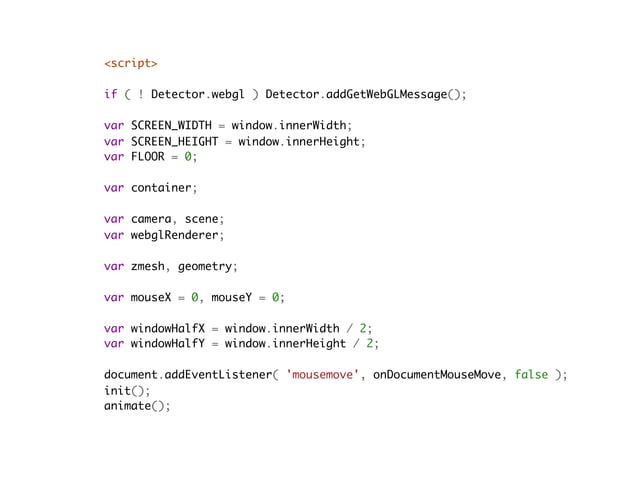 Leaving Flatland: getting started with WebGL | PPT Leaving Flatland: getting started with WebGL | PPT