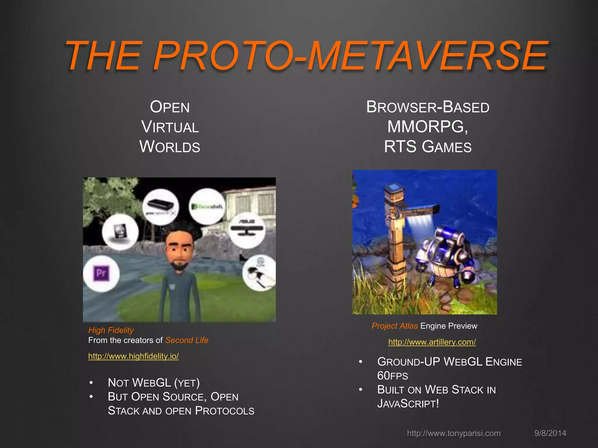 WebGL, WebVR and the Metaverse | PPTX