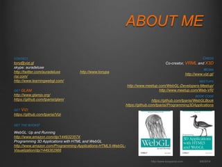 WebGL, WebVR and the Metaverse | PPTX
