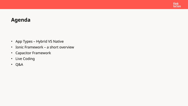 Web goes Native - iOS und Android Apps mit dem Ionic & Capacitor ...