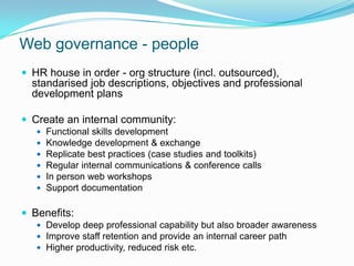Web Governance | PPT