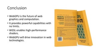 WebGPU Compute - High Performance Compute Power - The Whats and Whys | PDF