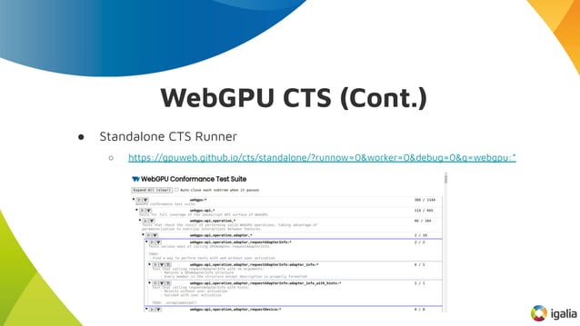 Introduction of WebGPU CTS | PPT