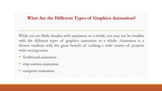 What Are the Different Types of Graphics Animation? | PPTX | Computer ...