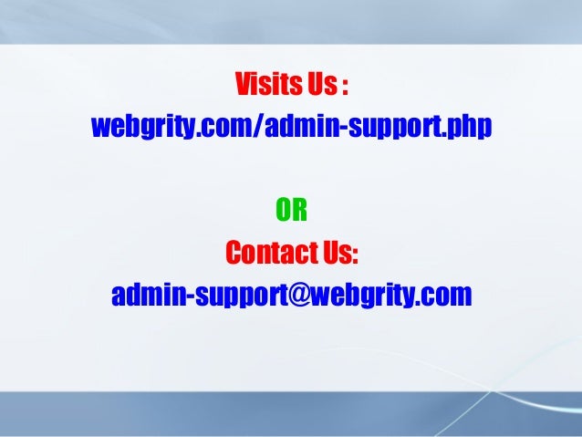 Webgrity Administrative Support