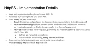 Web hdfs and httpfs | PDF