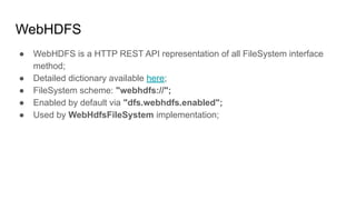 Web hdfs and httpfs | PDF