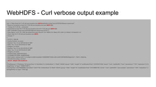 Web hdfs and httpfs | PDF