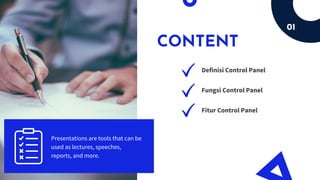 Teknologi Aplikasi Web III : Control Panel | PPT