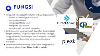 Teknologi Aplikasi Web III : Control Panel | PPT