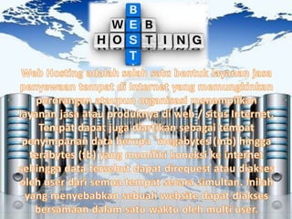 Web hosting ppt | PPT