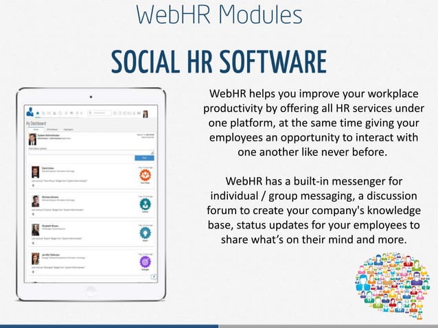 WebHR | Social Online HR Software | PPT