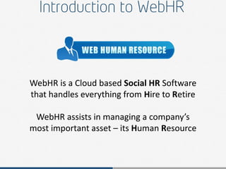 Web Hr latest ppt | PPTX