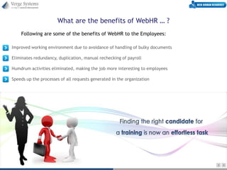 WebHR Presentation | PPT