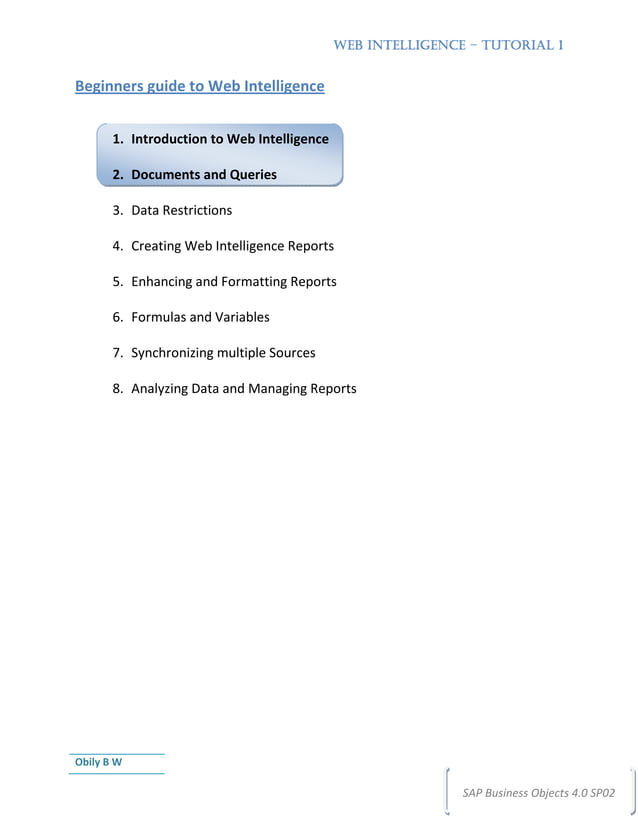 Web Intelligence - Tutorial1 | PDF | Web Development | Internet