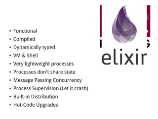 Introduction to Erlang/(Elixir) at a Webilea Hands-On Session | PPT