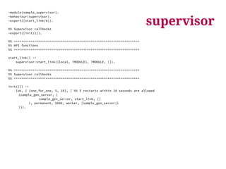Introduction to Erlang/(Elixir) at a Webilea Hands-On Session | PPT