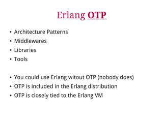 Introduction to Erlang/(Elixir) at a Webilea Hands-On Session | PPT | Free Download