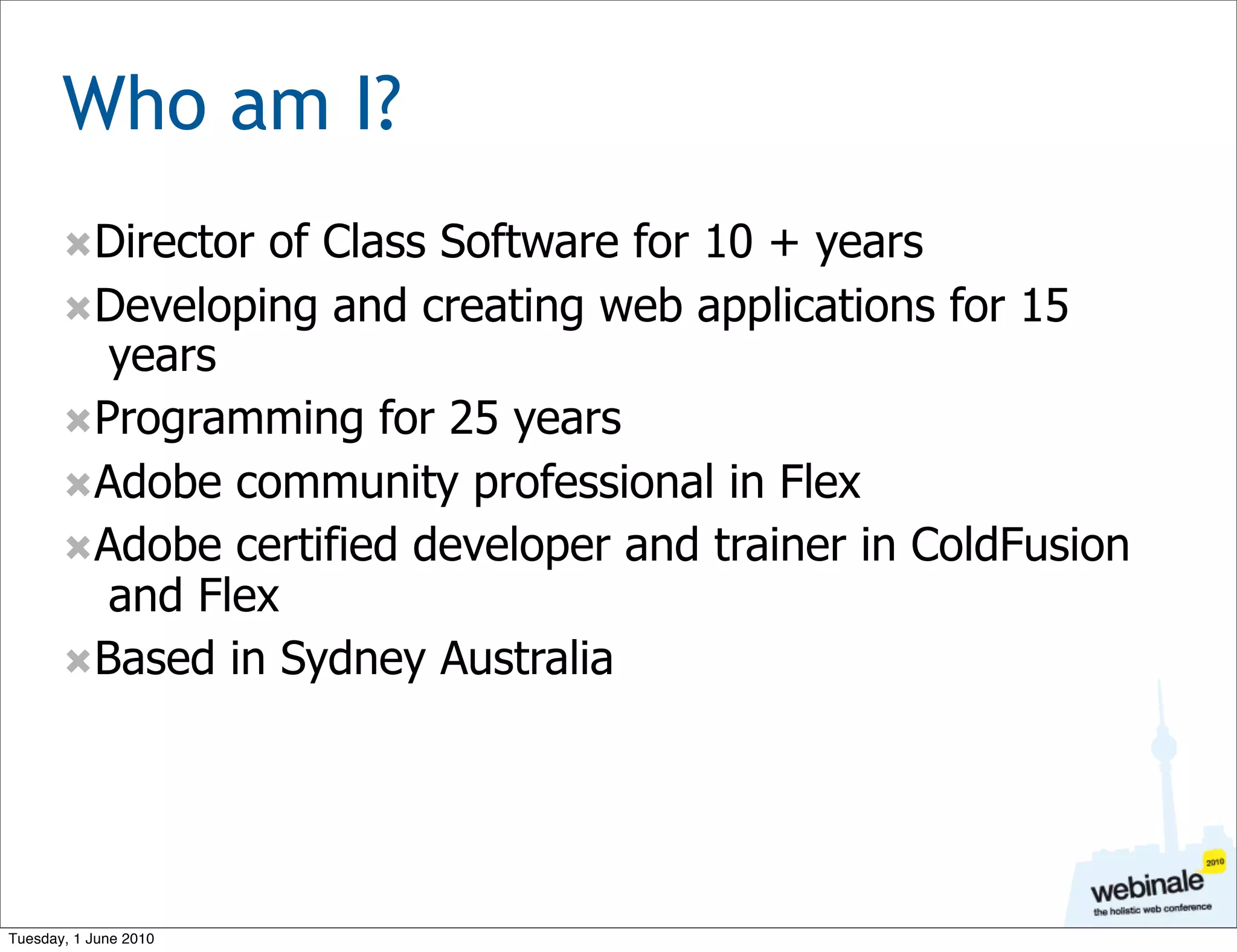 Connecting RIAs and hardware together | PPT