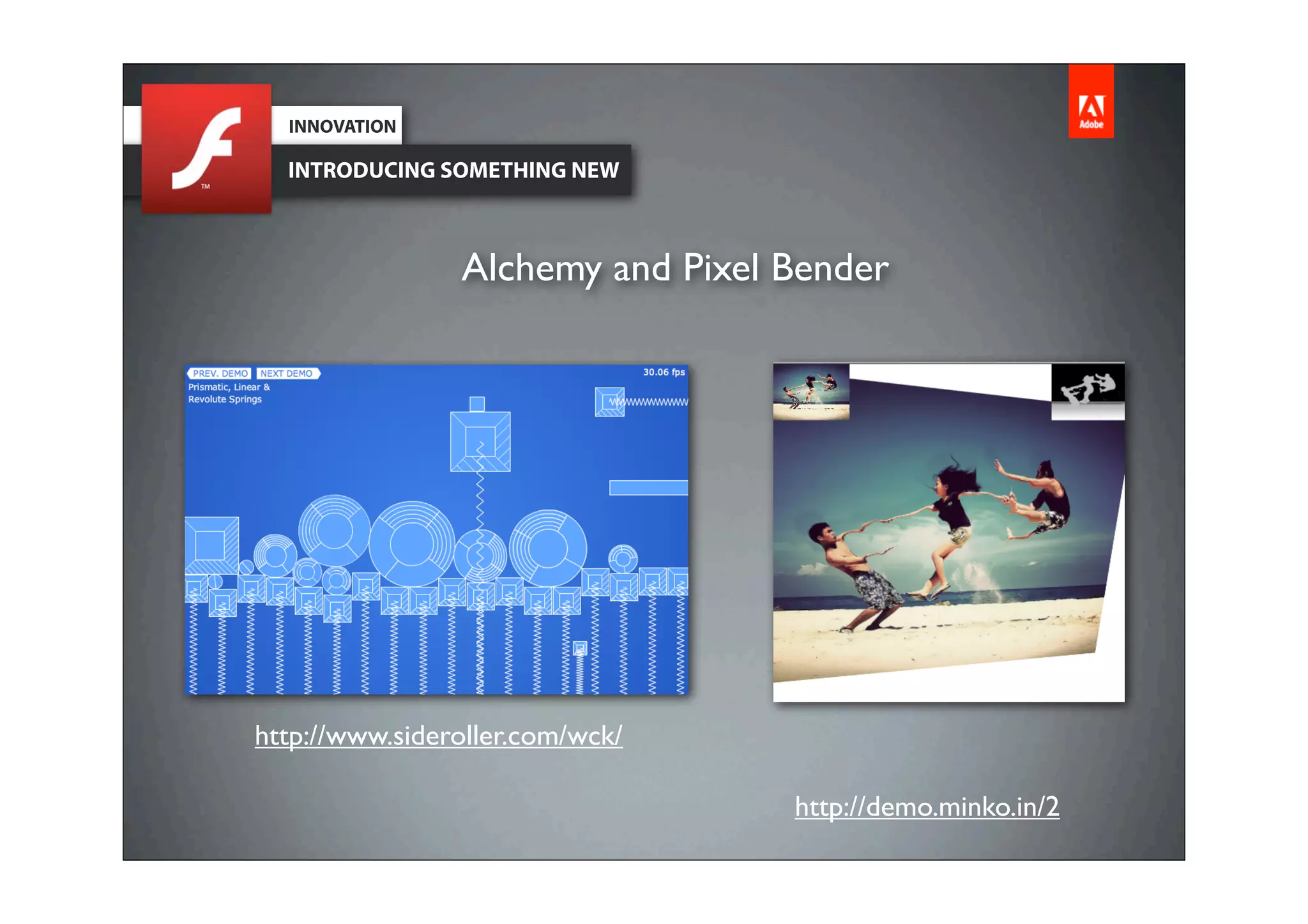 Innovation and the Adobe Flash Platform