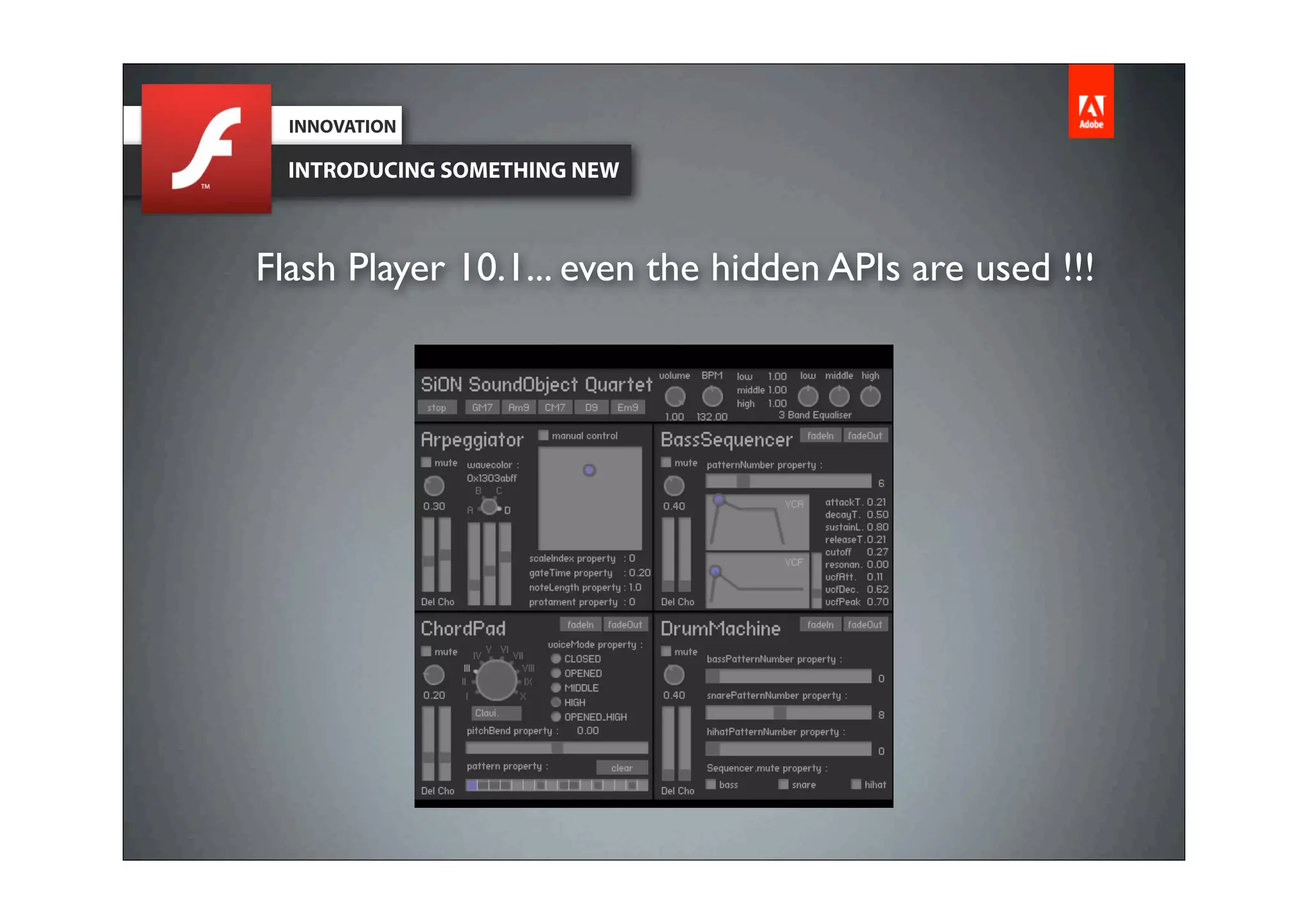 Innovation and the Adobe Flash Platform