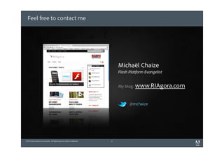 Innovation and the Adobe Flash Platform | PPT