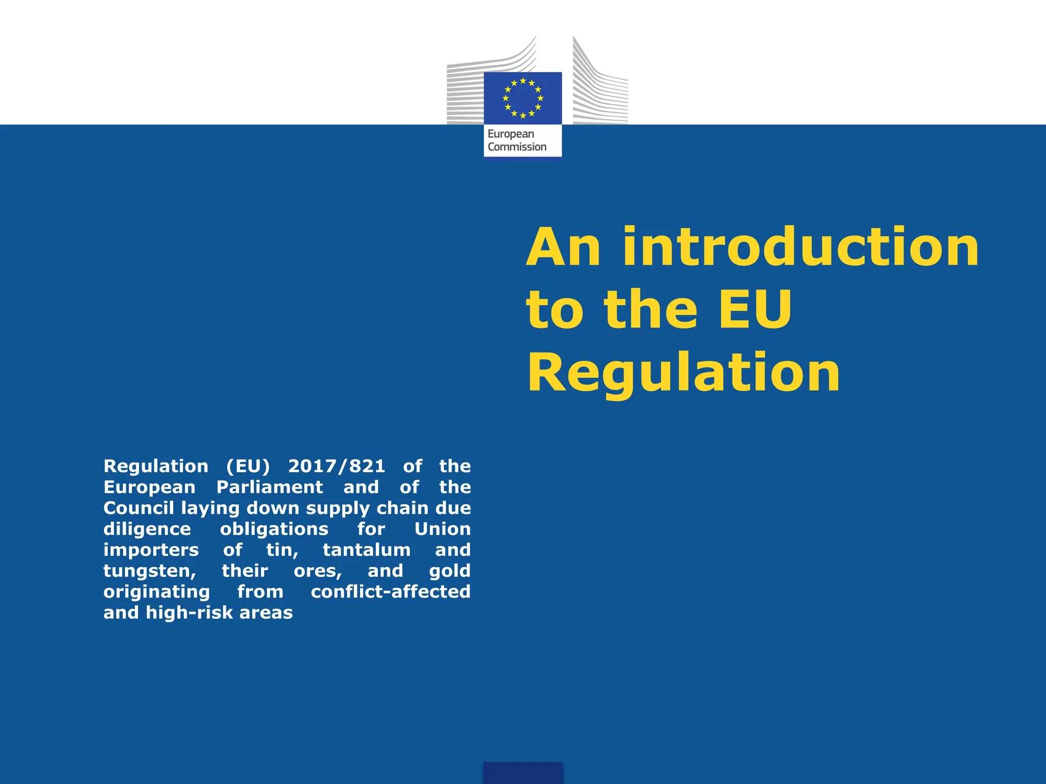 EU regulation: history, aim, due diligence | PPTX
