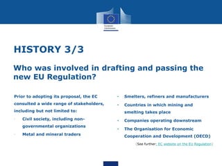 EU regulation: history, aim, due diligence | PPTX