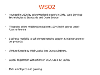 WSO2 Business Activity Monitor (BAM) 2.0 - a new beginning | PDF