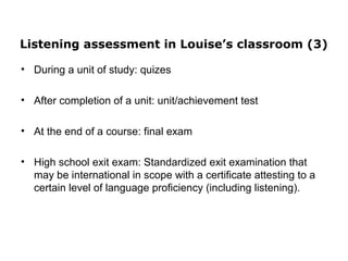 Assessing Listening with Dr. Larry Vandergrift | PPT