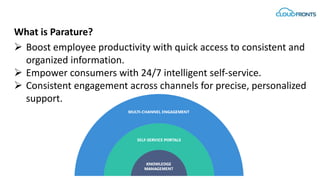 Service Module in CRM with Parature | PPTX