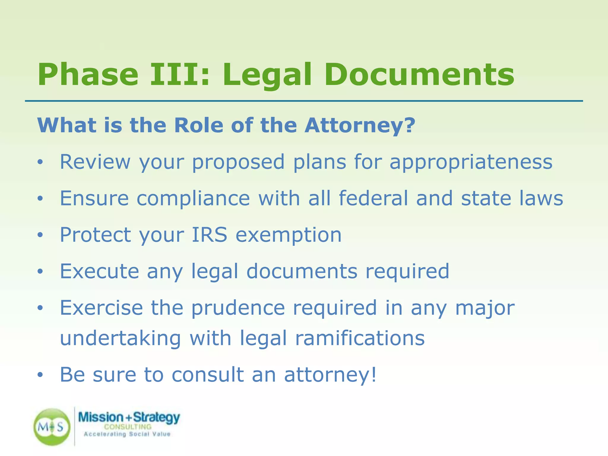 Introduction to Nonprofit Strategic Restructuring Part 3: The Negotiation Phase | PPT