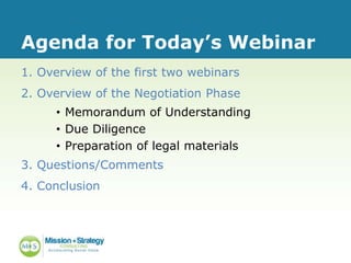 Introduction to Nonprofit Strategic Restructuring Part 3: The ...