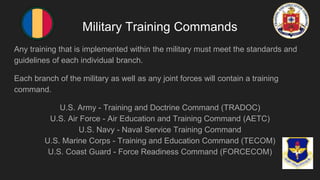 Webinar: Military Education and Training | PPTX