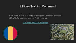 Webinar: Military Education and Training | PPTX
