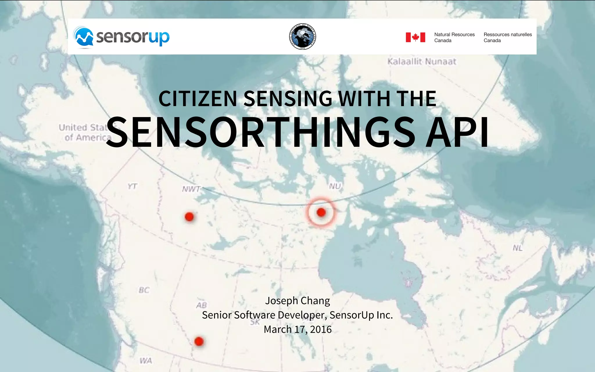 Citizen Sensing with the SenosrThings API | PPT