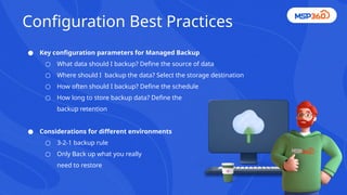 Storage 101: A Deep Dive into Cloud and Local Storage With MSP360 | PPTX