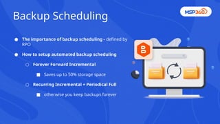 Storage 101: A Deep Dive into Cloud and Local Storage With MSP360 | PPTX