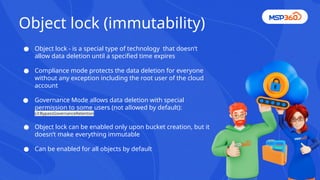 Storage 101: A Deep Dive into Cloud and Local Storage With MSP360 | PPTX