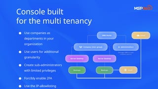 Getting Started with the MSP360 Platform | PPT