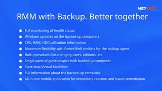 Getting Started with the MSP360 Platform | PPT