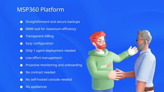 Getting Started with the MSP360 Platform | PPT