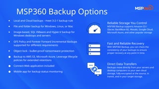 Getting Started with the MSP360 Platform | PPT