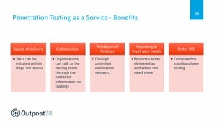 Outpost24 Webinar - Five steps to build a killer Application Security Program | PPT