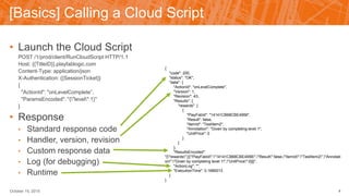 PlayFab Advanced Cloud Script | PPTX