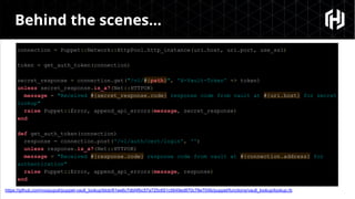 Agent Side Lookups with HashiCorp Vault and Puppet 6 | PPT